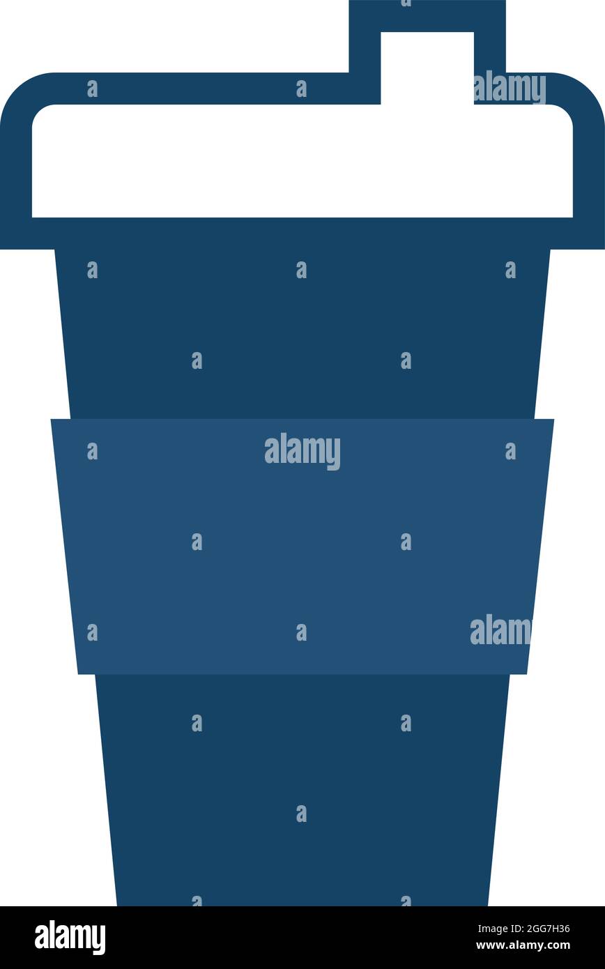 Library coffee, icon illustration, vector on white background Stock ...