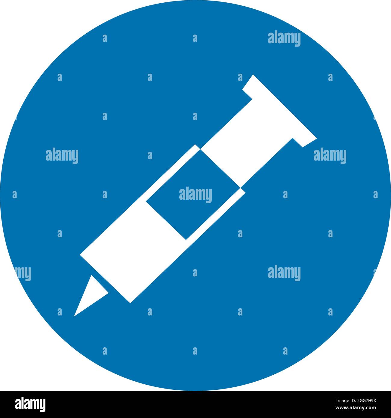 Drug syringe icon hi-res stock photography and images - Alamy