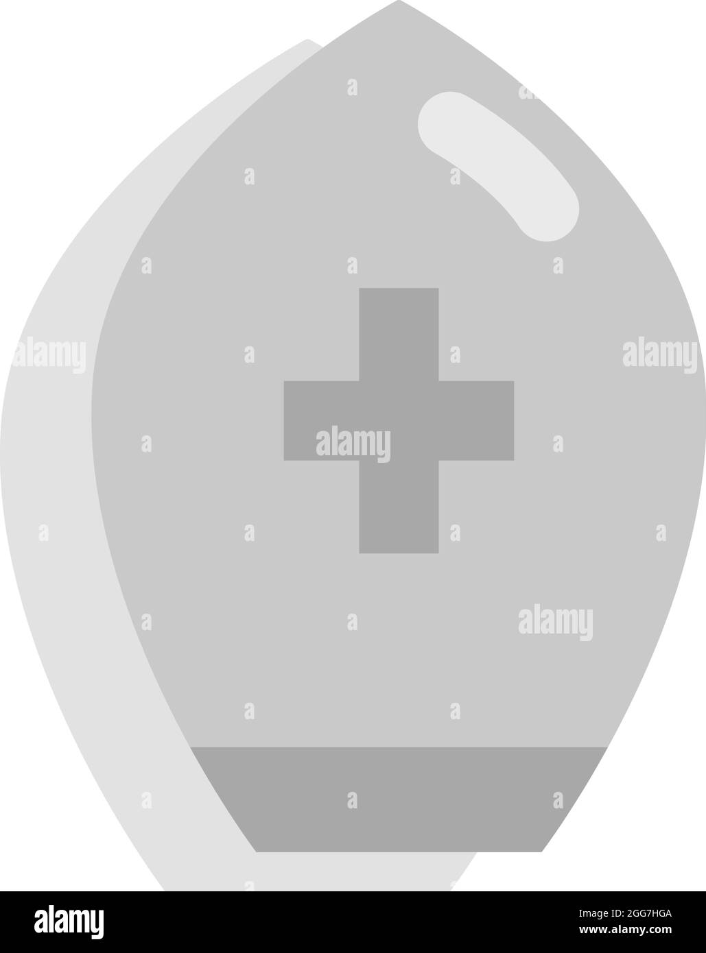 Italian pope, icon illustration, vector on white background Stock ...