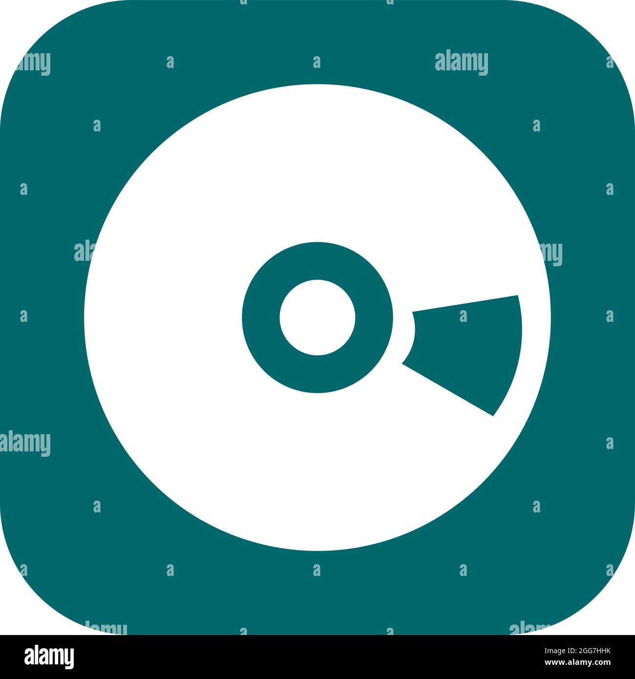 Old record player, icon illustration, vector on white background Stock ...