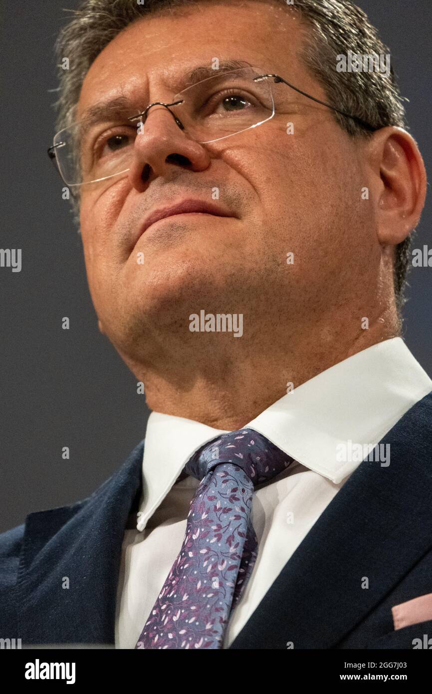 Maros sefcovic speech hi-res stock photography and images - Alamy