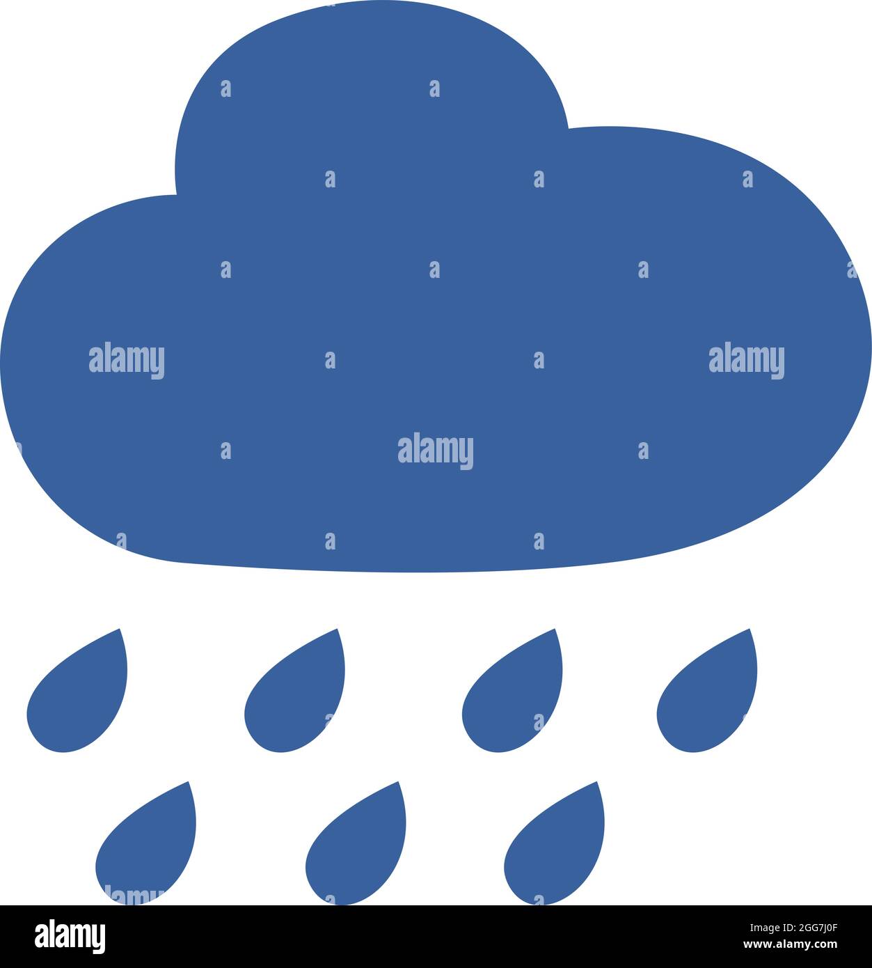 Rainy day icon wet Cut Out Stock Images & Pictures - Alamy