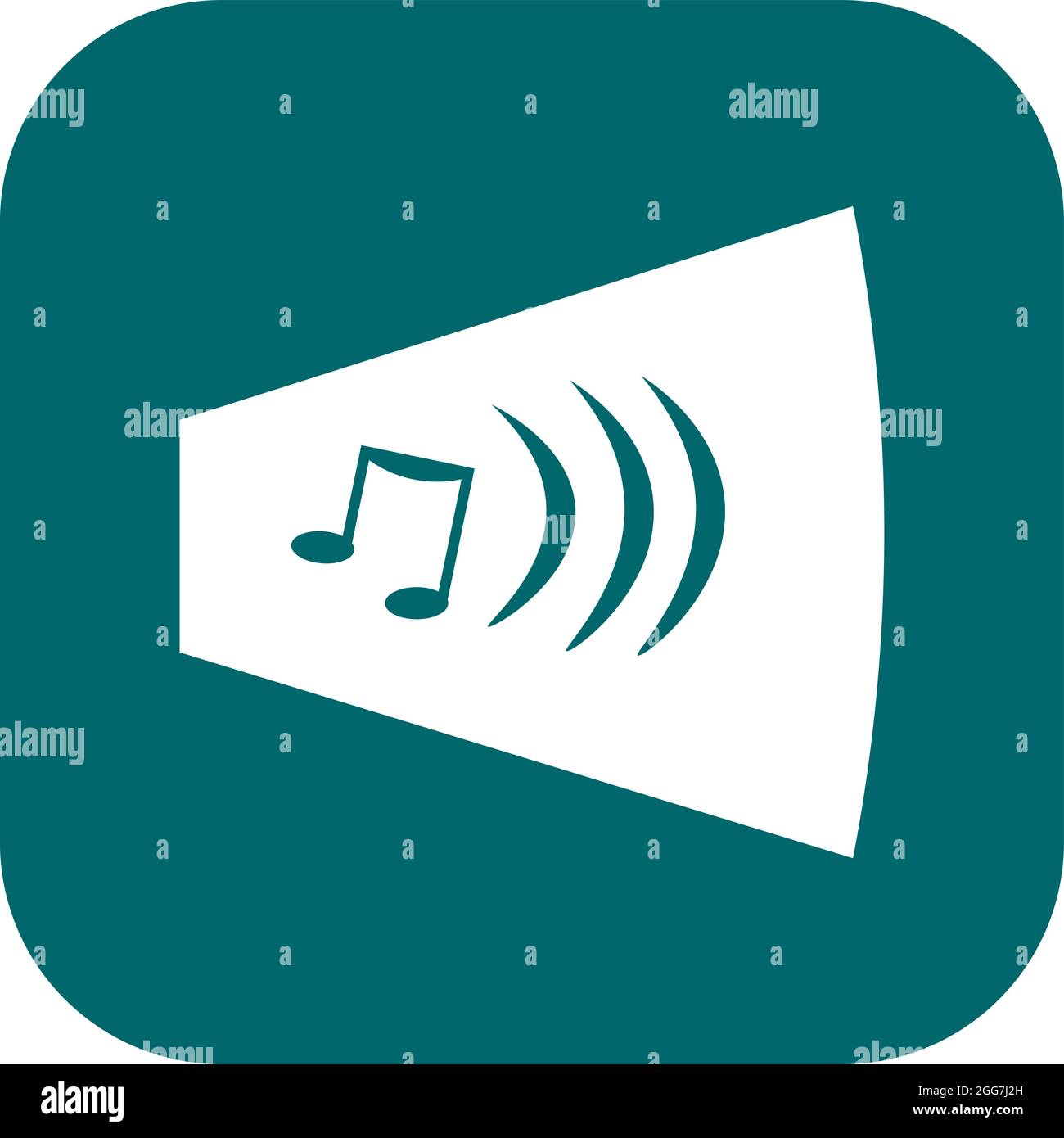 Volume up, icon illustration, vector on white background Stock Vector ...