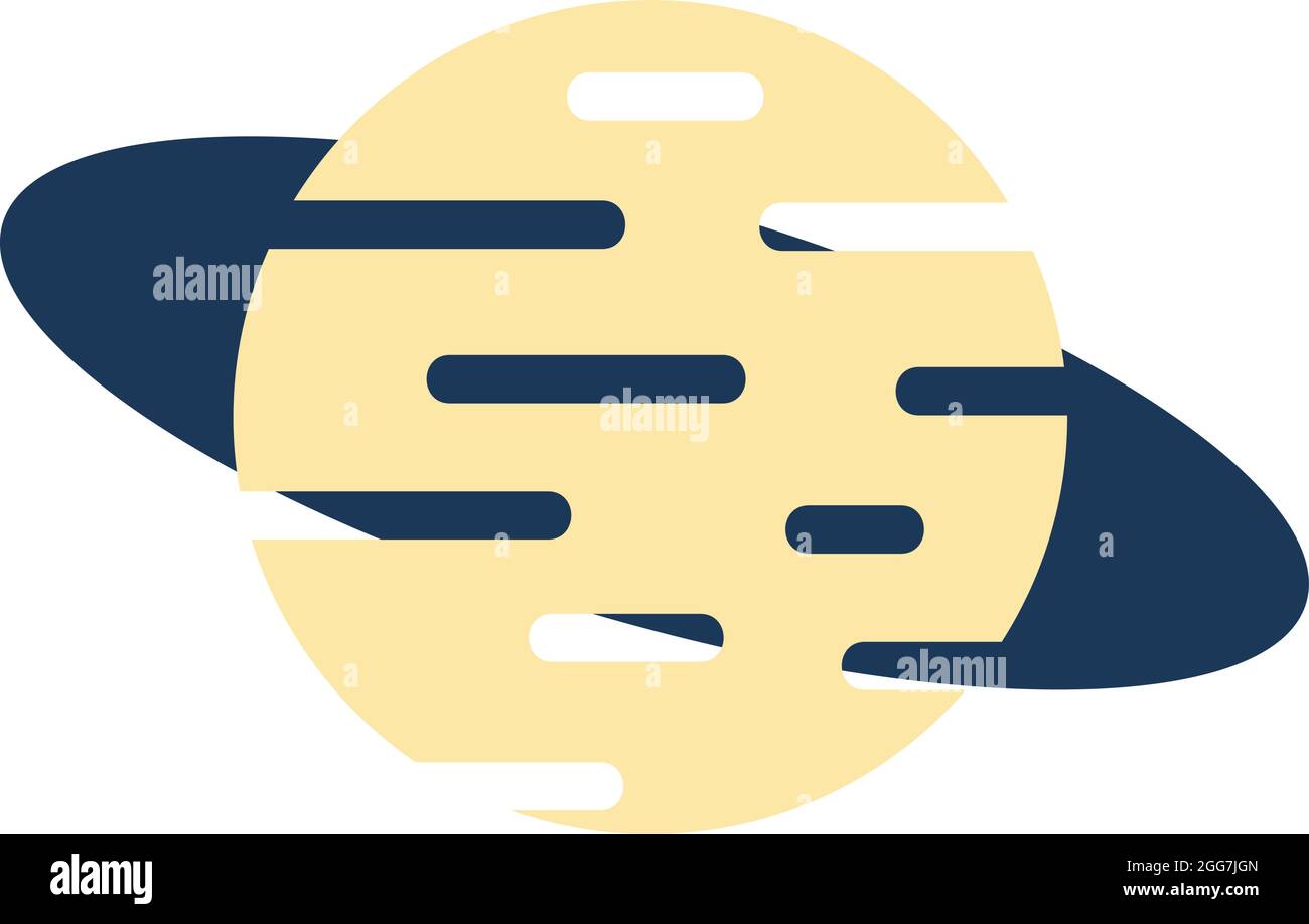 Venus planet, icon illustration, vector on white background Stock ...