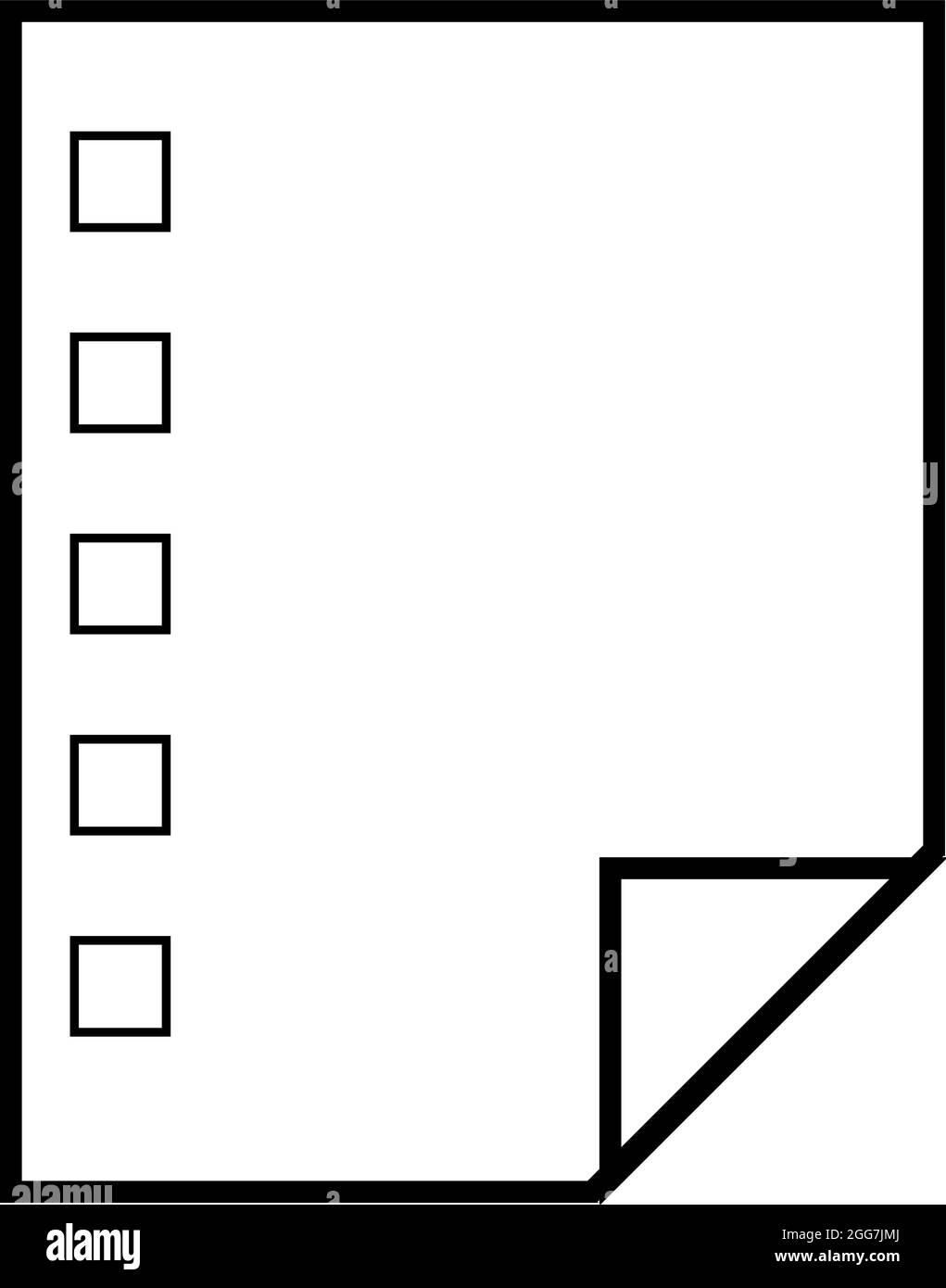 Office notes, icon illustration, vector on white background Stock ...