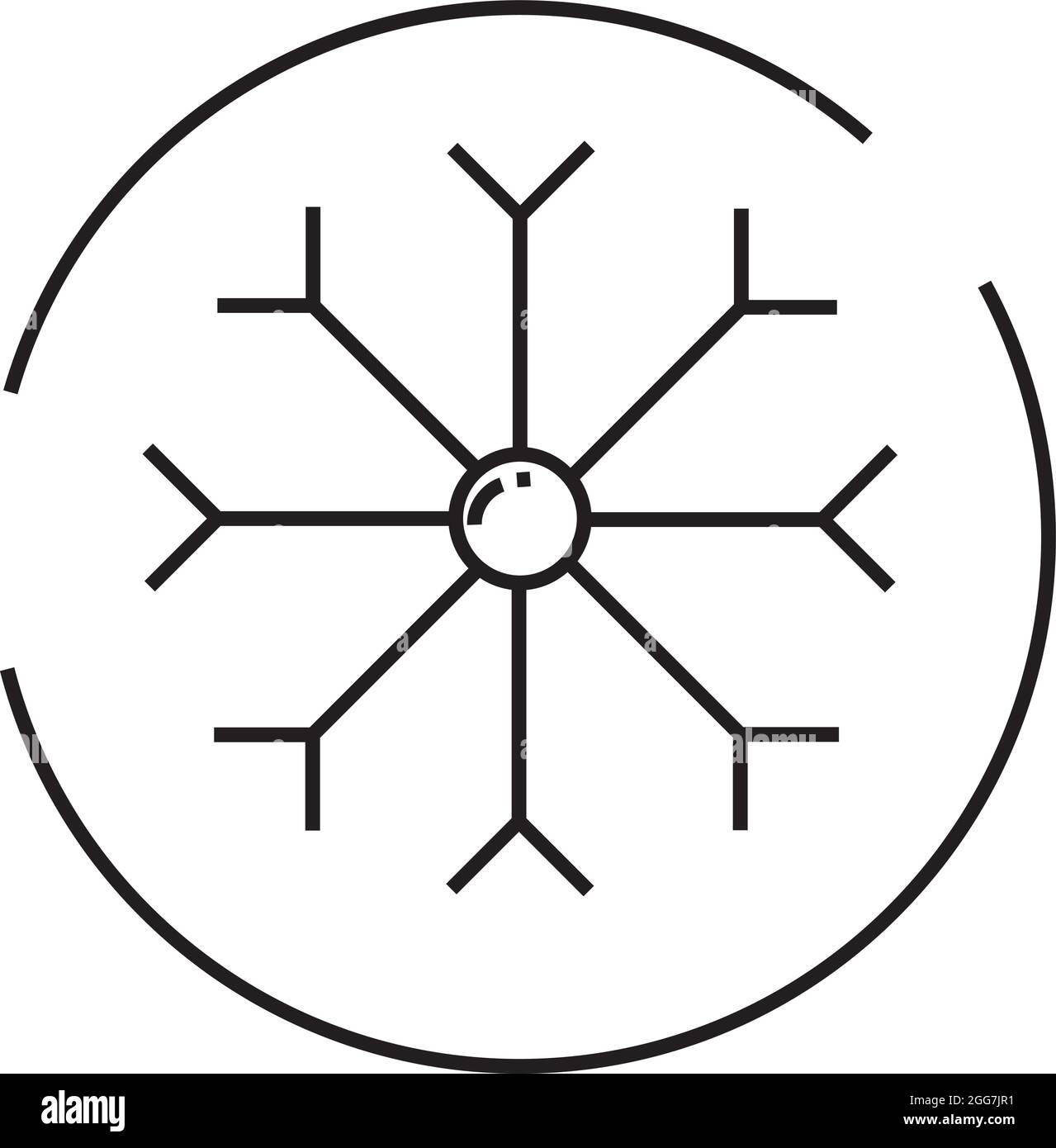 Flake icon Stock Vector Images - Alamy