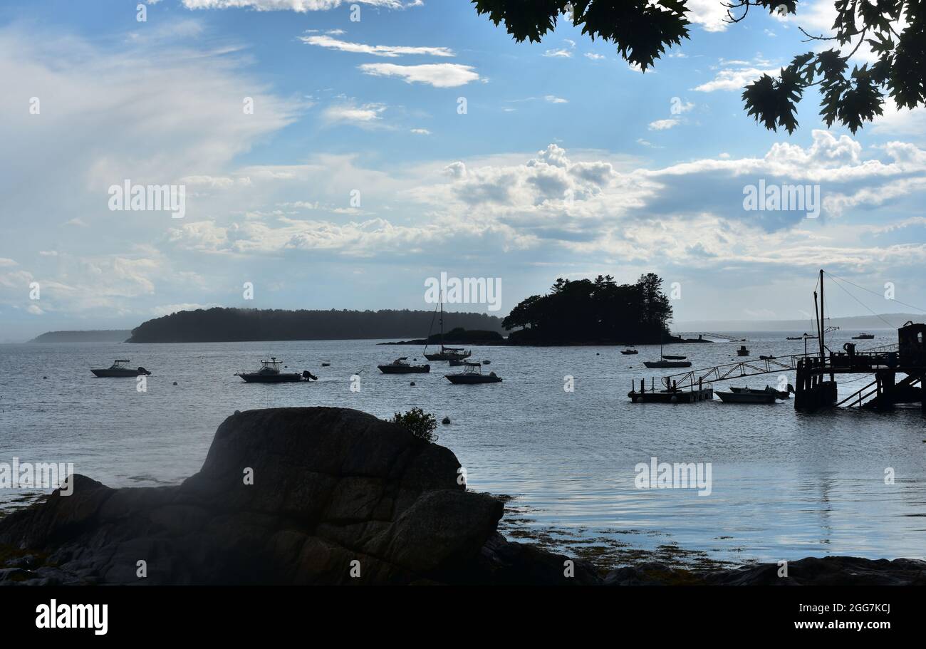Casco bay islands hi-res stock photography and images - Alamy