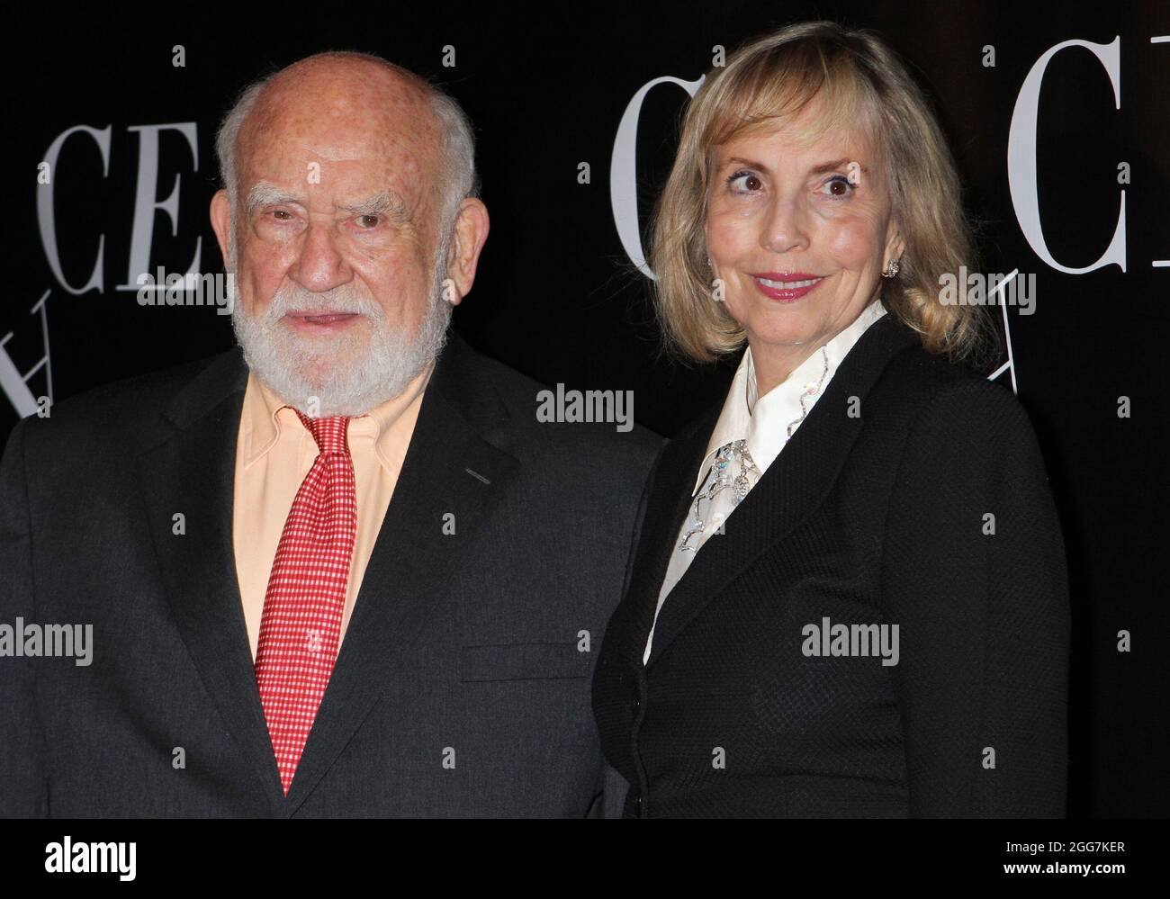 Ed Asner and wife Cindy Gilmore attend the opening night party for ...