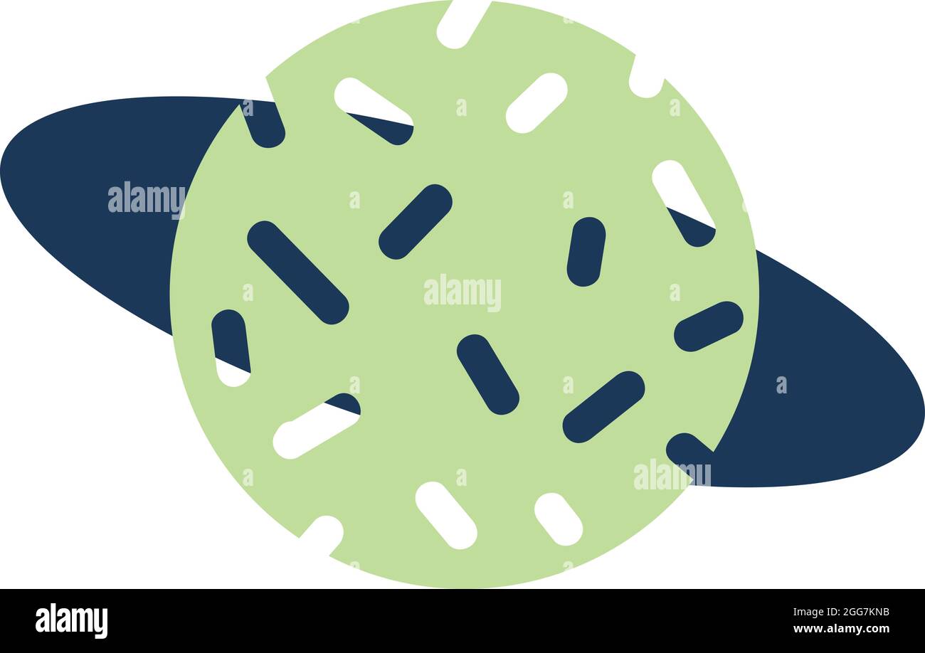 Planet Neptune, icon illustration, vector on white background Stock ...