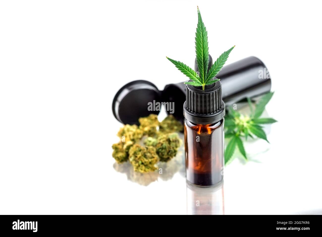 Container medical marijuana flower hi-res stock photography and images ...