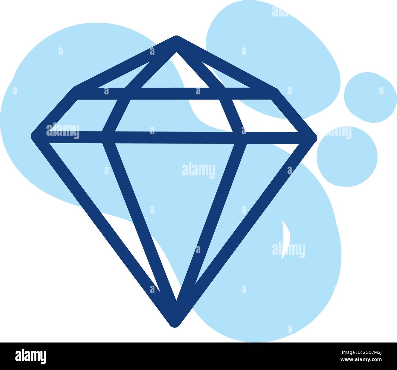 Cartoon Emerald Stone