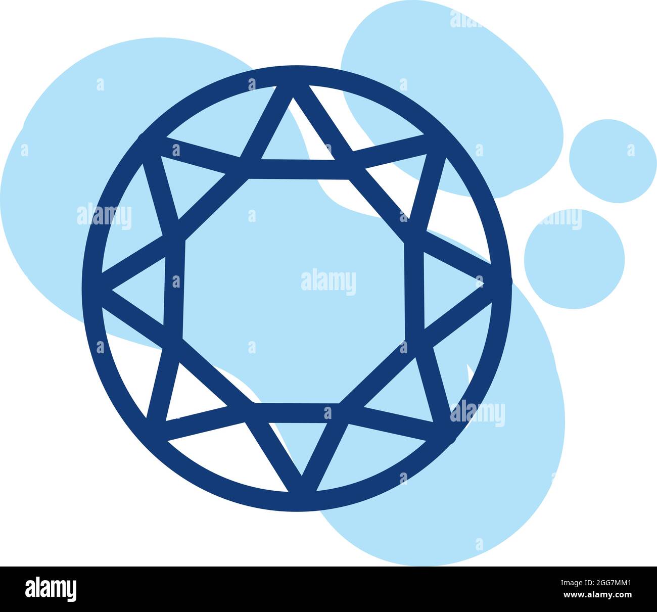 Onyx stone, icon illustration, vector on white background Stock Vector ...