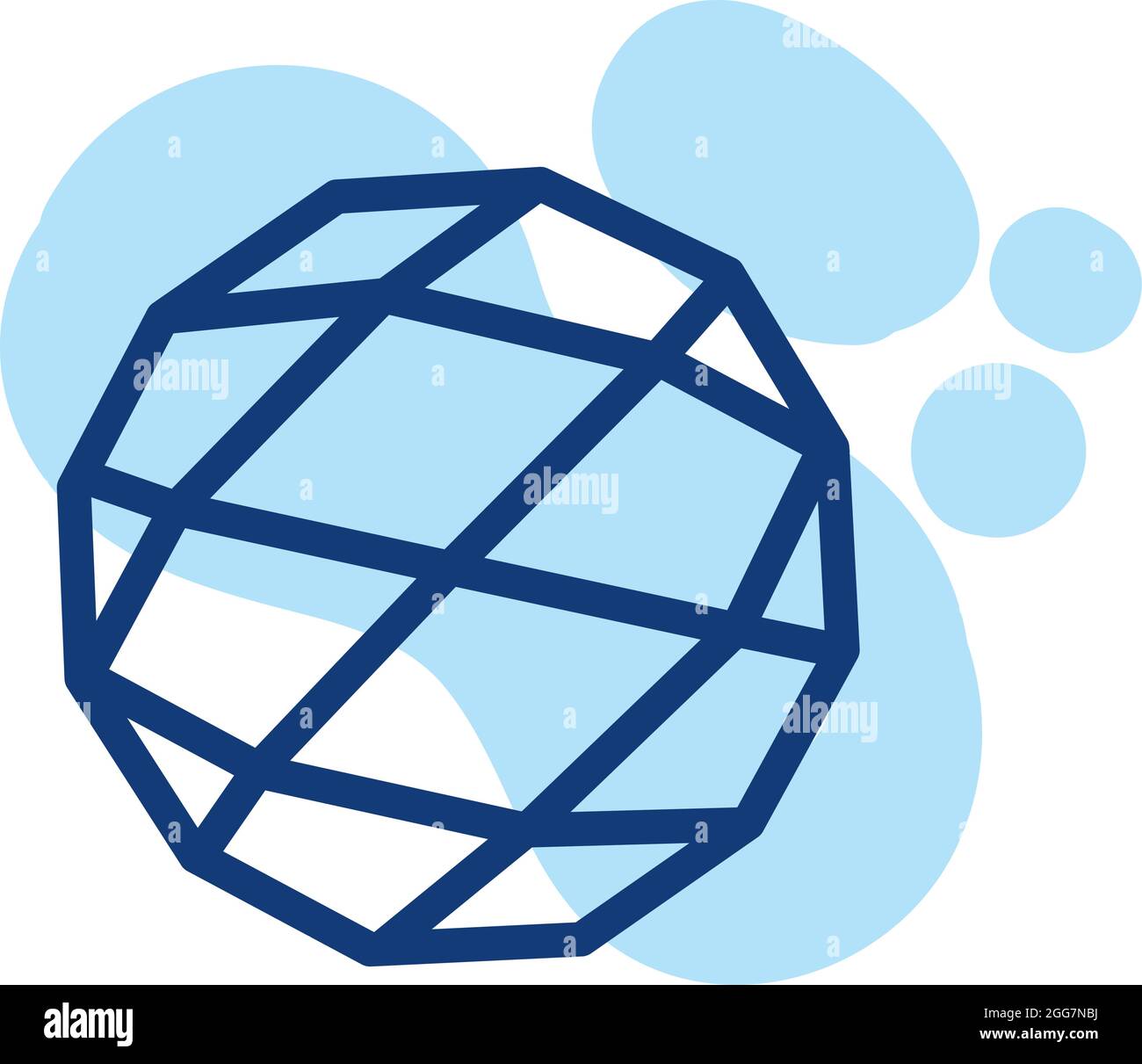 Topaz stone, icon illustration, vector on white background Stock Vector ...