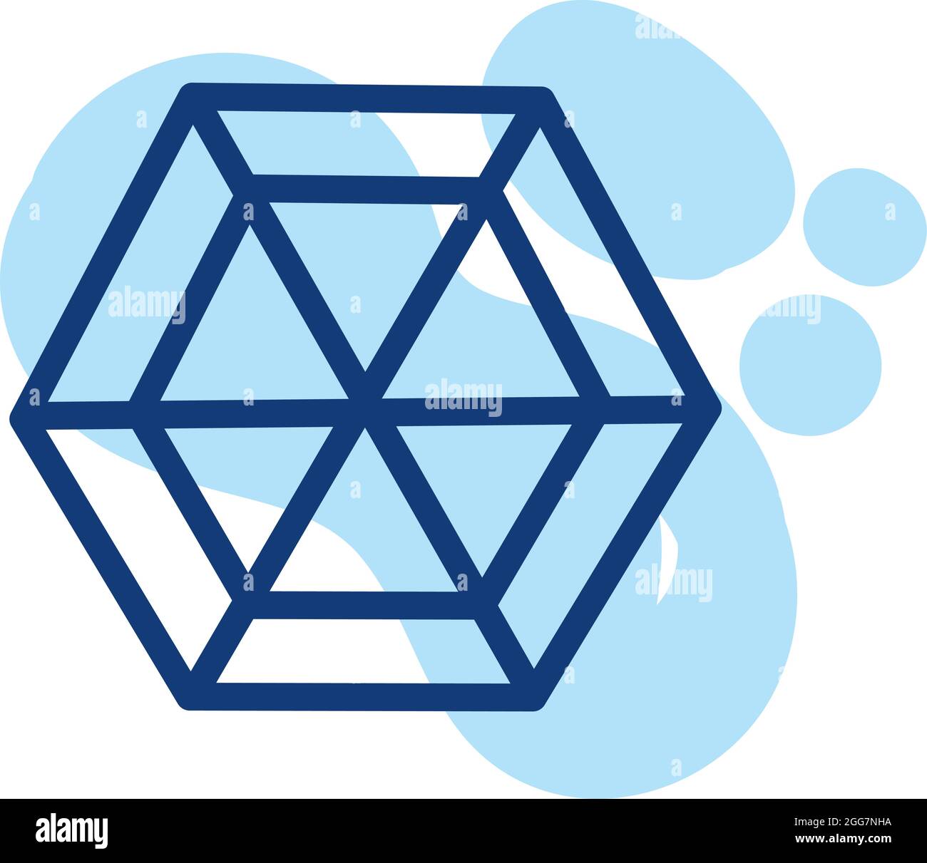 Turquise stone, icon illustration, vector on white background Stock ...