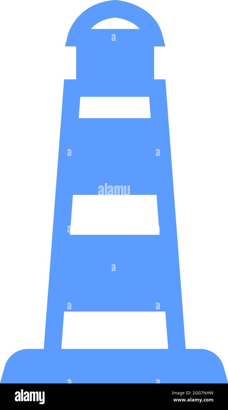 Sea waves on lighthouse Stock Vector Images - Alamy