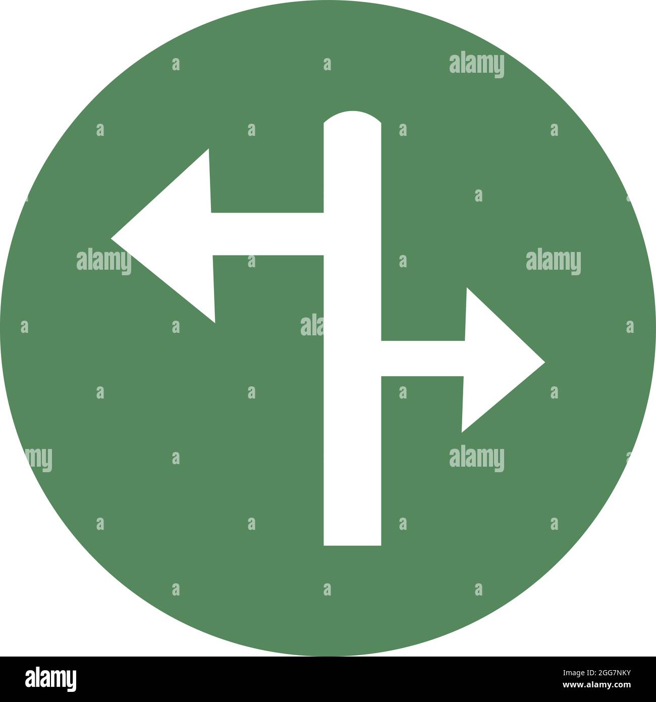 Road guide, icon illustration, vector on white background Stock Vector ...