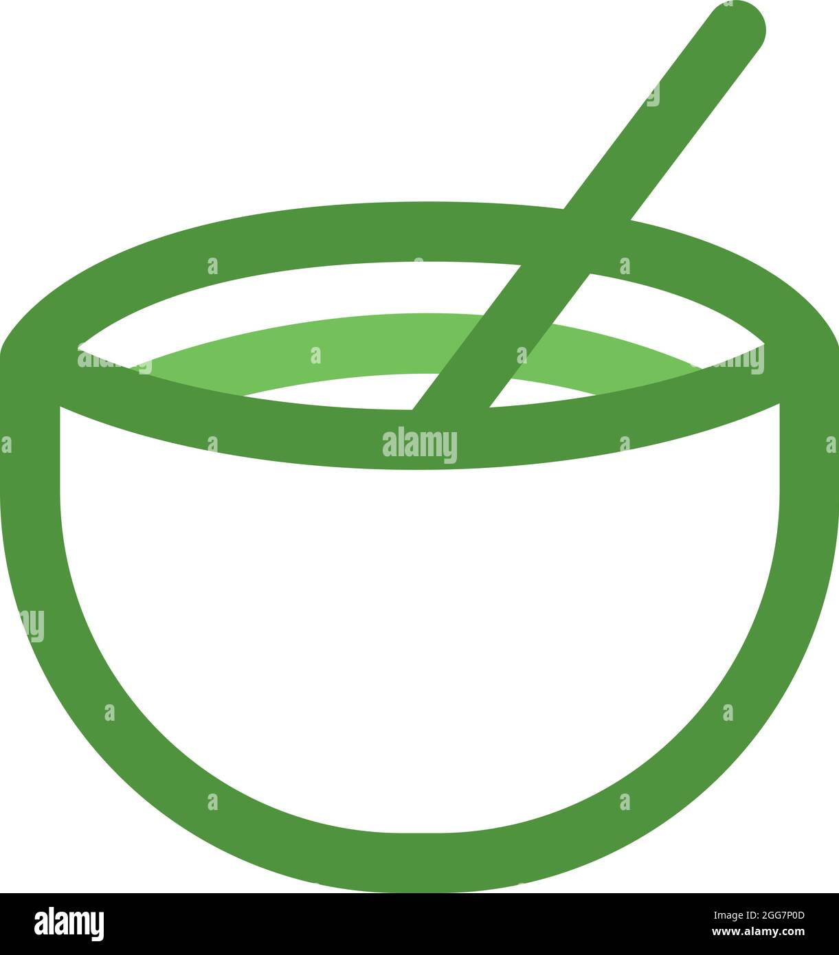 Vegetable soup, icon illustration, vector on white background Stock ...