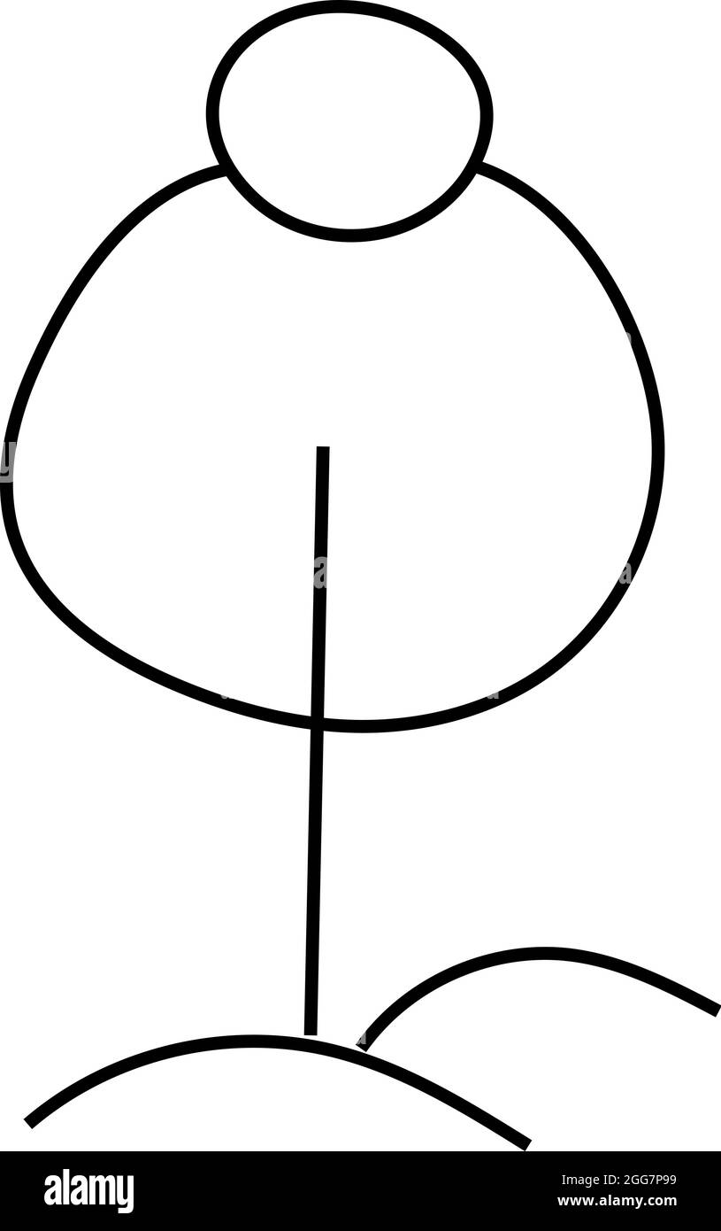 Forest icon vector vectors Stock Vector Images - Alamy