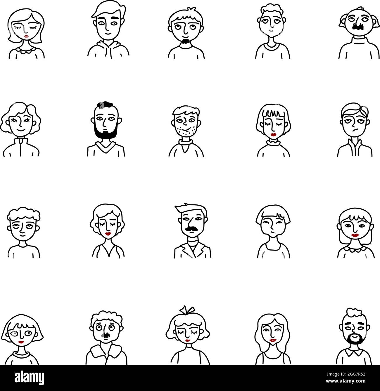 Avatar woman young person hi-res stock photography and images - Alamy