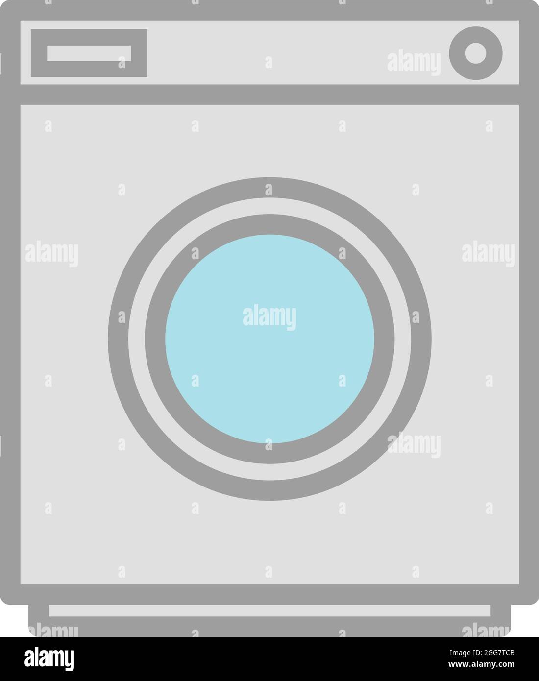 Closeup washing machine Stock Vector Images - Alamy