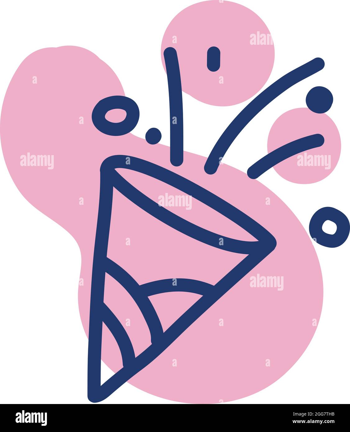 Birthday confetti Stock Vector Images - Alamy