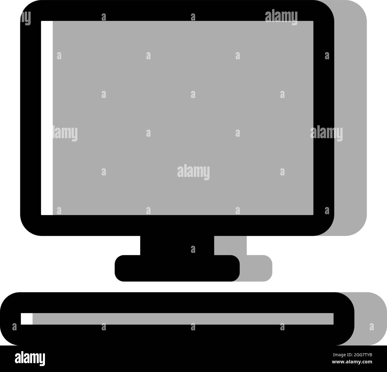 Grey computer hi-res stock photography and images - Alamy