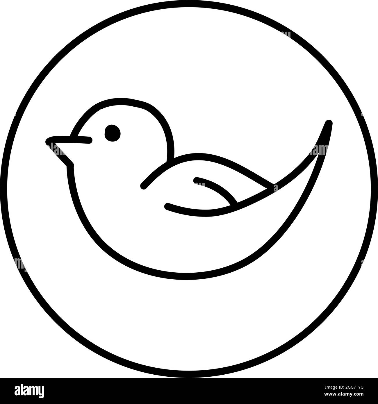 Bird birds thrush Stock Vector Images - Alamy