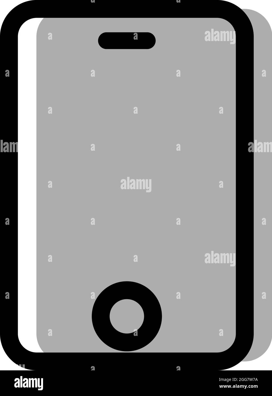 Phone grey screen Stock Vector Images - Alamy
