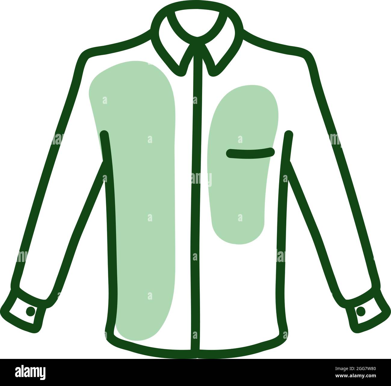 Long sleeve top template Stock Vector Images - Alamy