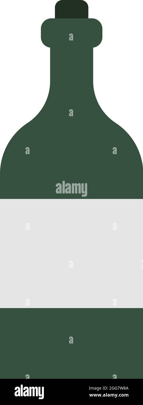 Green tonic bottle Stock Vector Images - Alamy