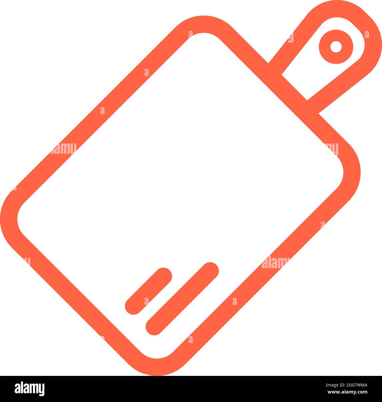 Hand drawn cutting board Cut Out Stock Images & Pictures - Alamy
