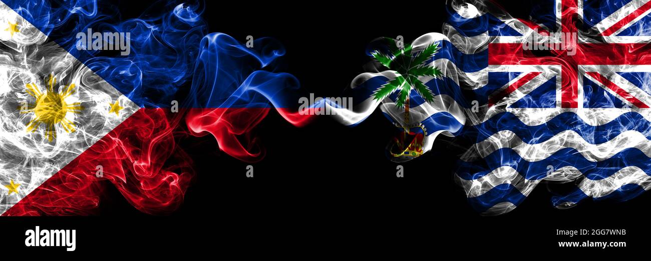 Philippines, Filipino vs British, Britain, Indian Ocean Territory smoke ...