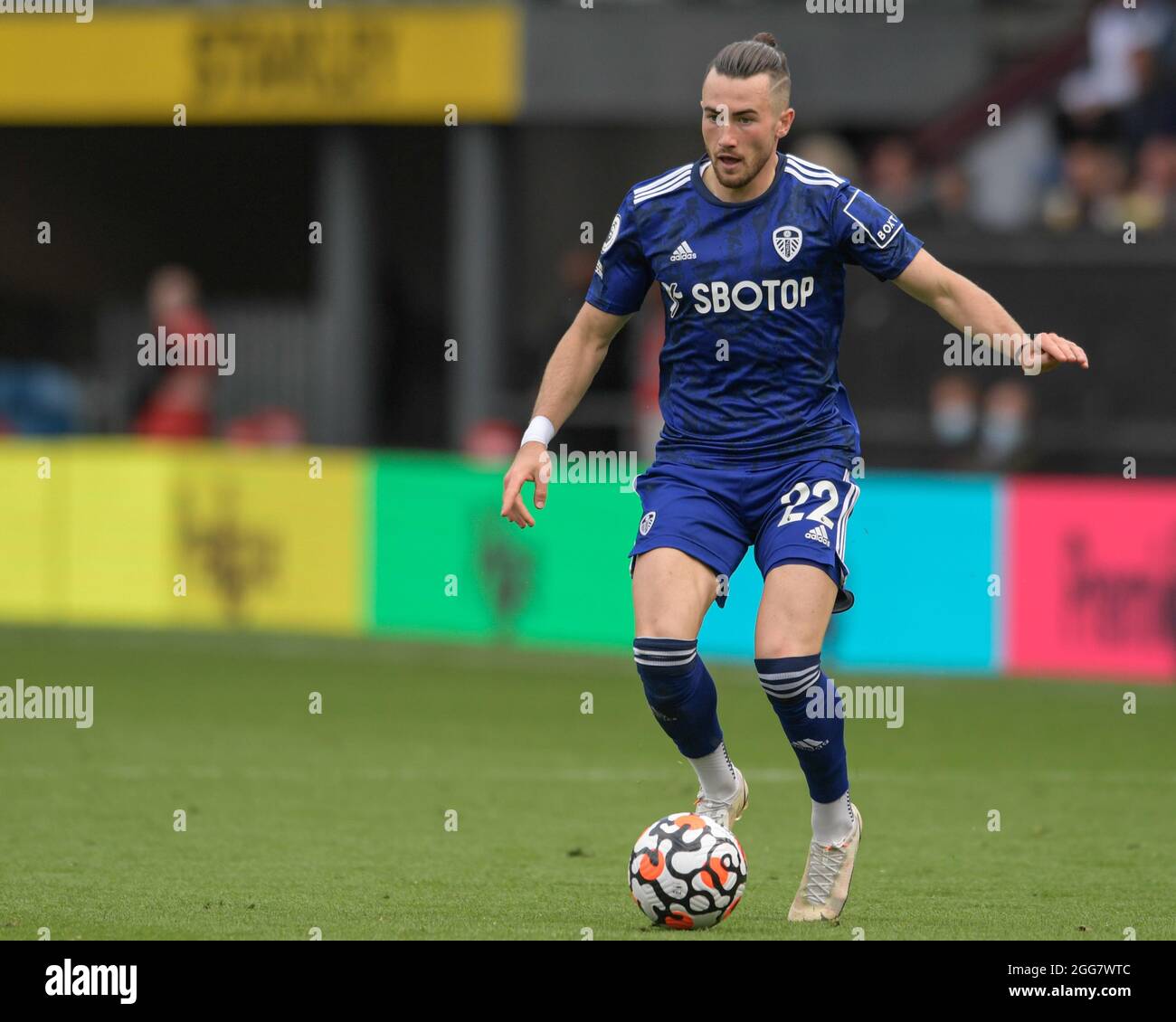Jack Harrison #22 of Leeds United with the ball Stock Photo - Alamy