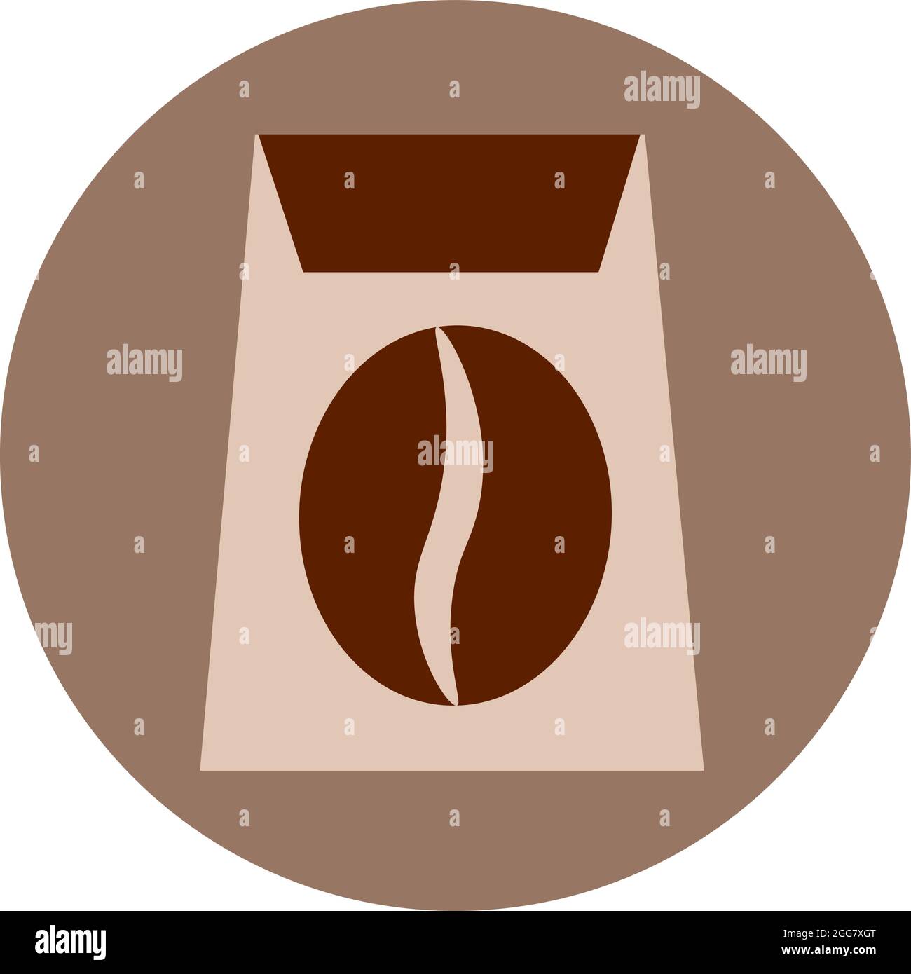 Coffee box, illustration, on a white background Stock Vector Image ...