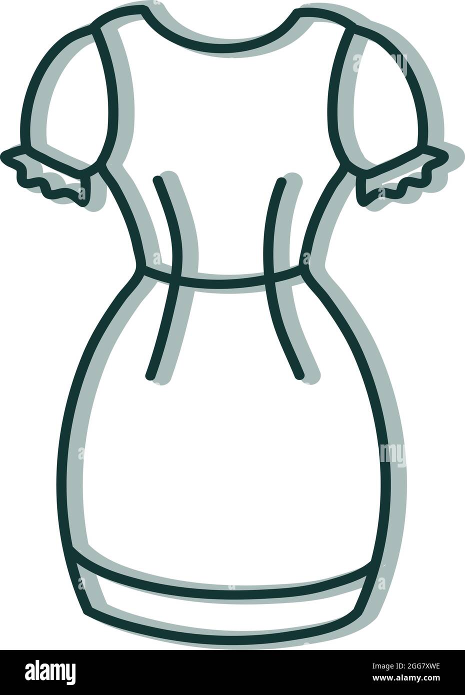 Woman mini dress Stock Vector Images - Alamy