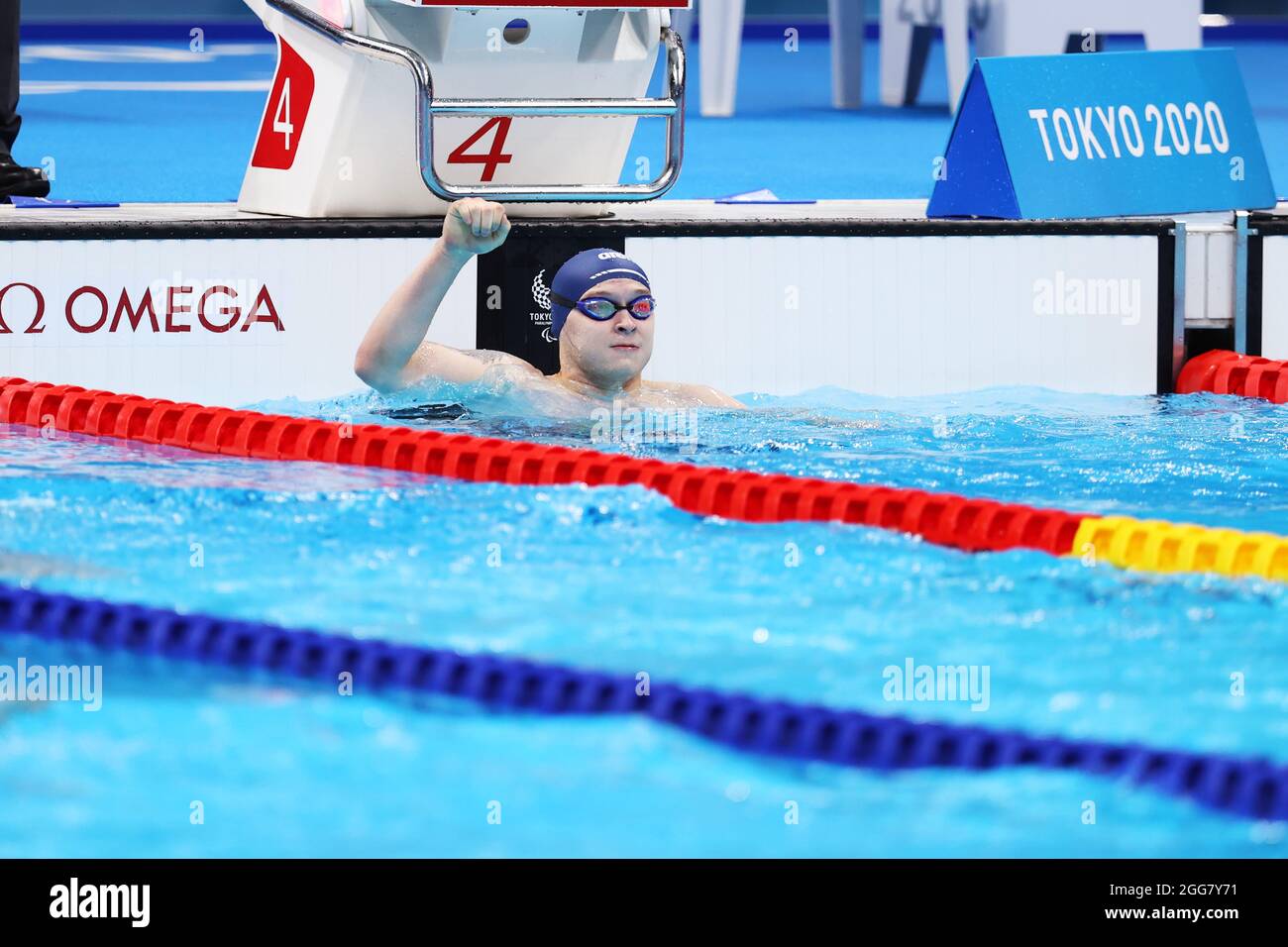 Tokyo, Japan. 29th Aug, 2021. Dmitrii Cherniaev (RPC) Swimming : Men's ...