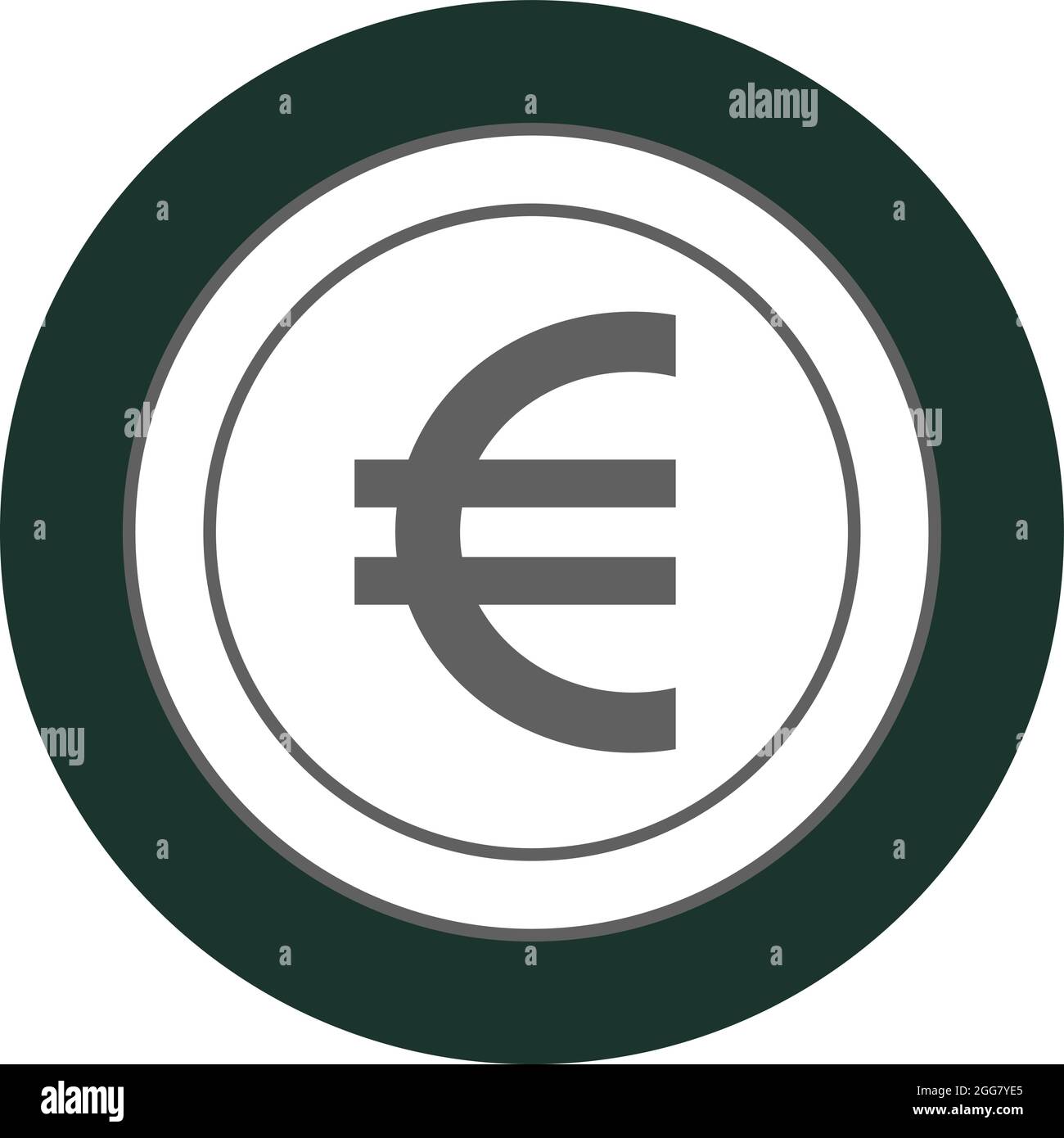 Euro cash on golden Stock Vector Images - Alamy