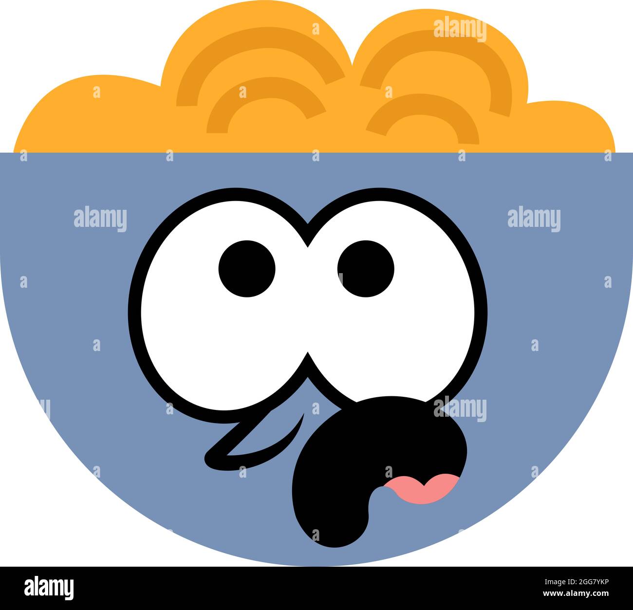 Spaghetti on black background Stock Vector Images - Alamy