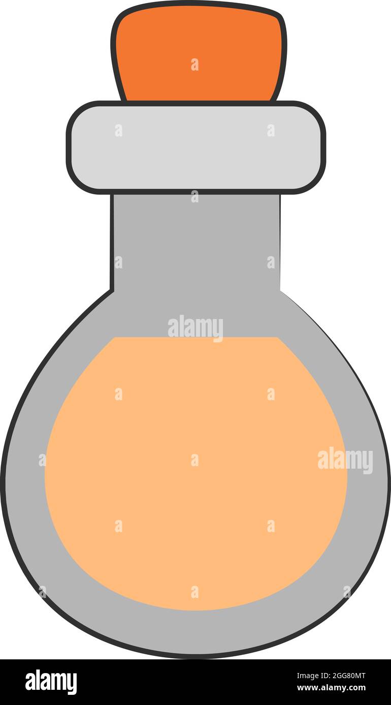 Poison bottle with a skull Stock Vector Images - Alamy