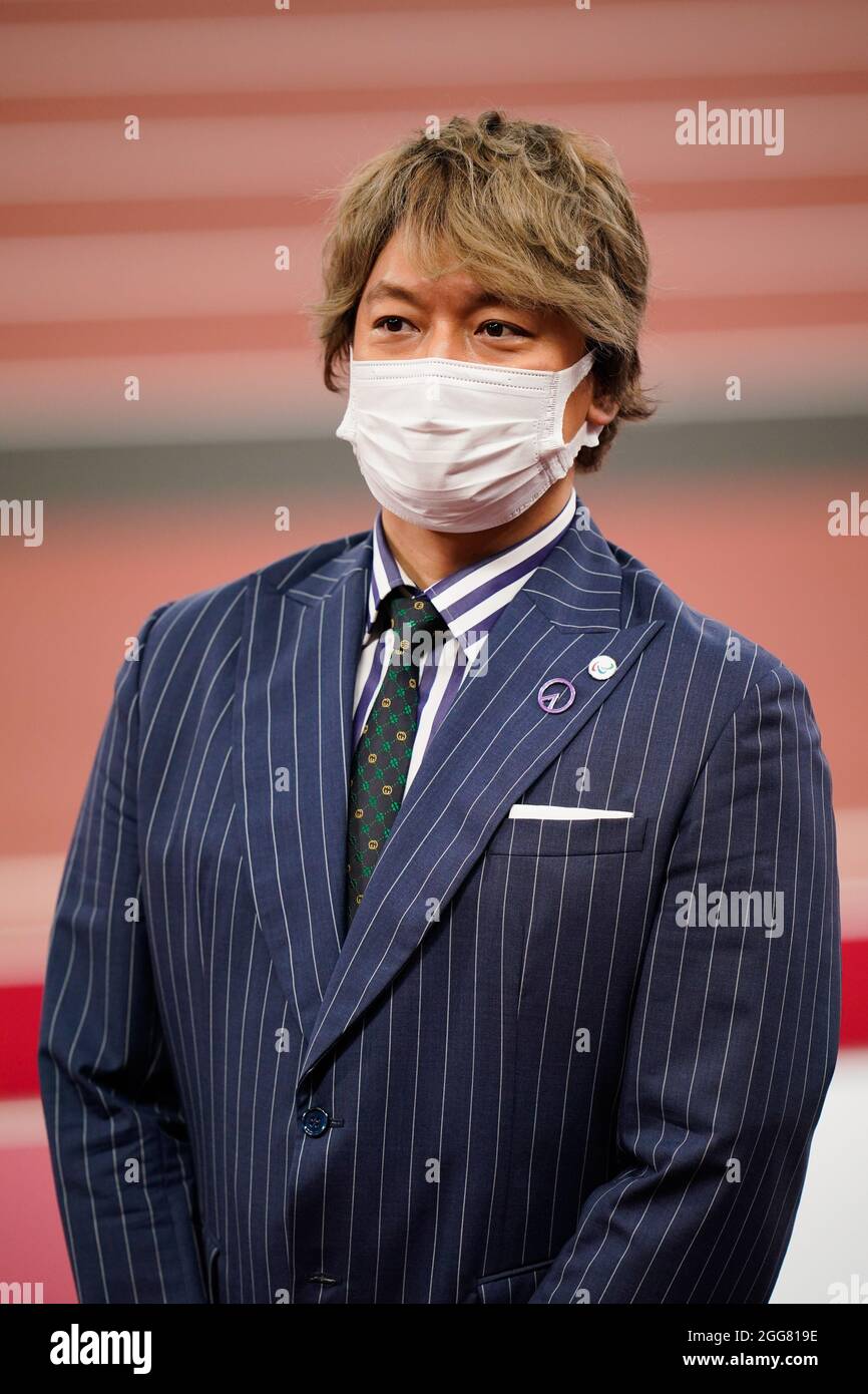 Tokyo, Japan. 29th Aug, 2021. Tomoki Sato (JPN) Athletics : Men's 1500m T52 Medal Ceremony at ...