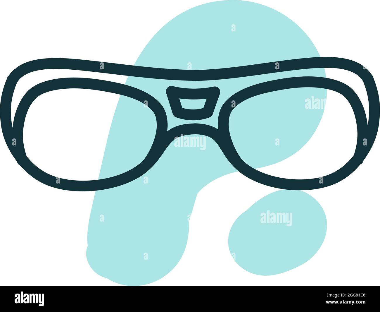 Ocular glasses Stock Vector Images - Alamy