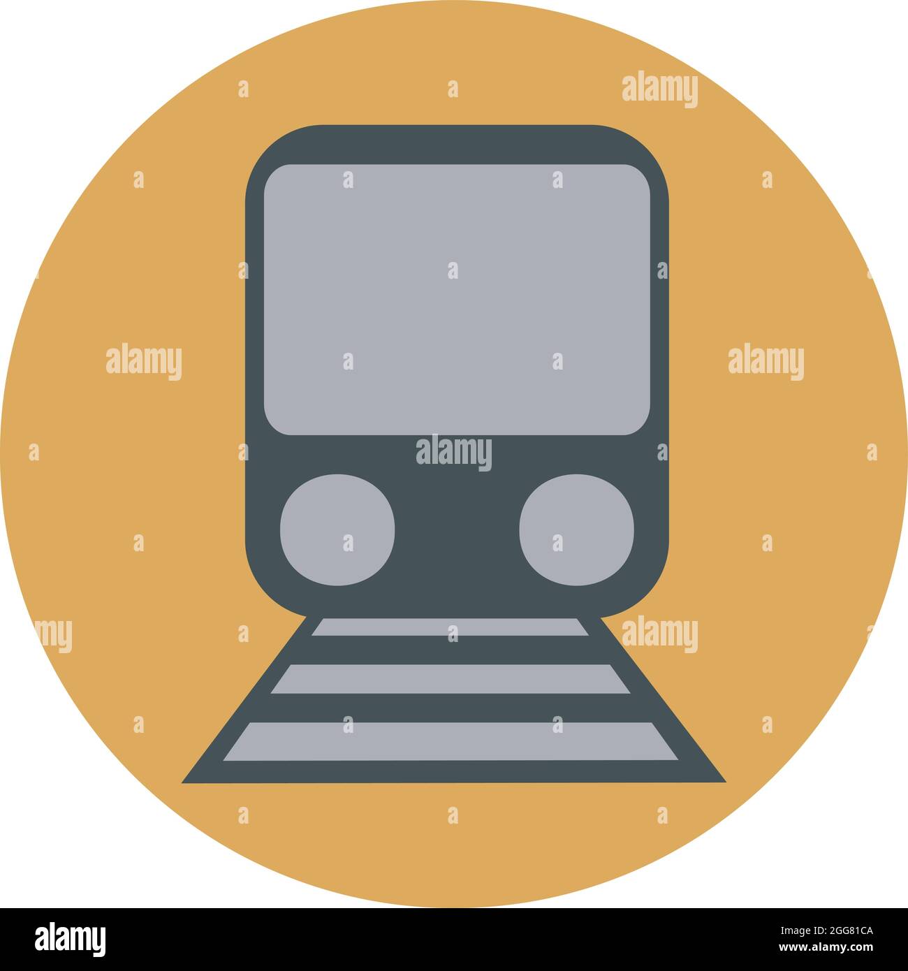 Grey train, illustration, on a white background Stock Vector Image ...