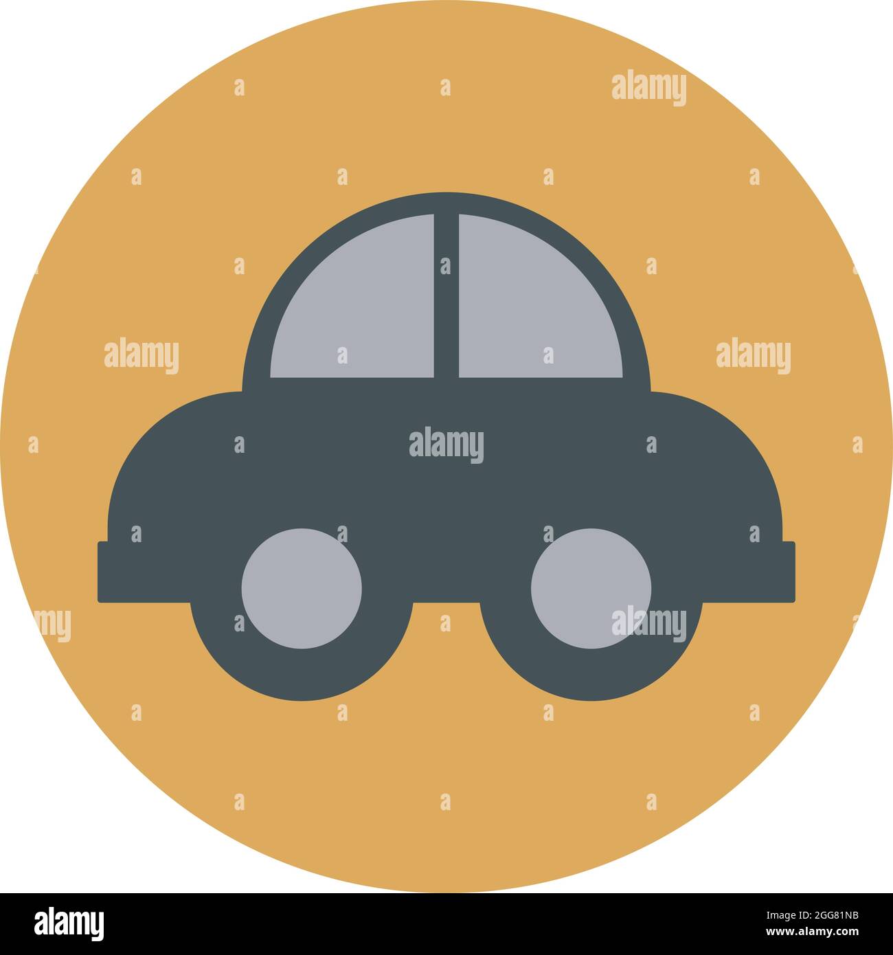 Grey car, illustration, on a white background Stock Vector Image & Art ...