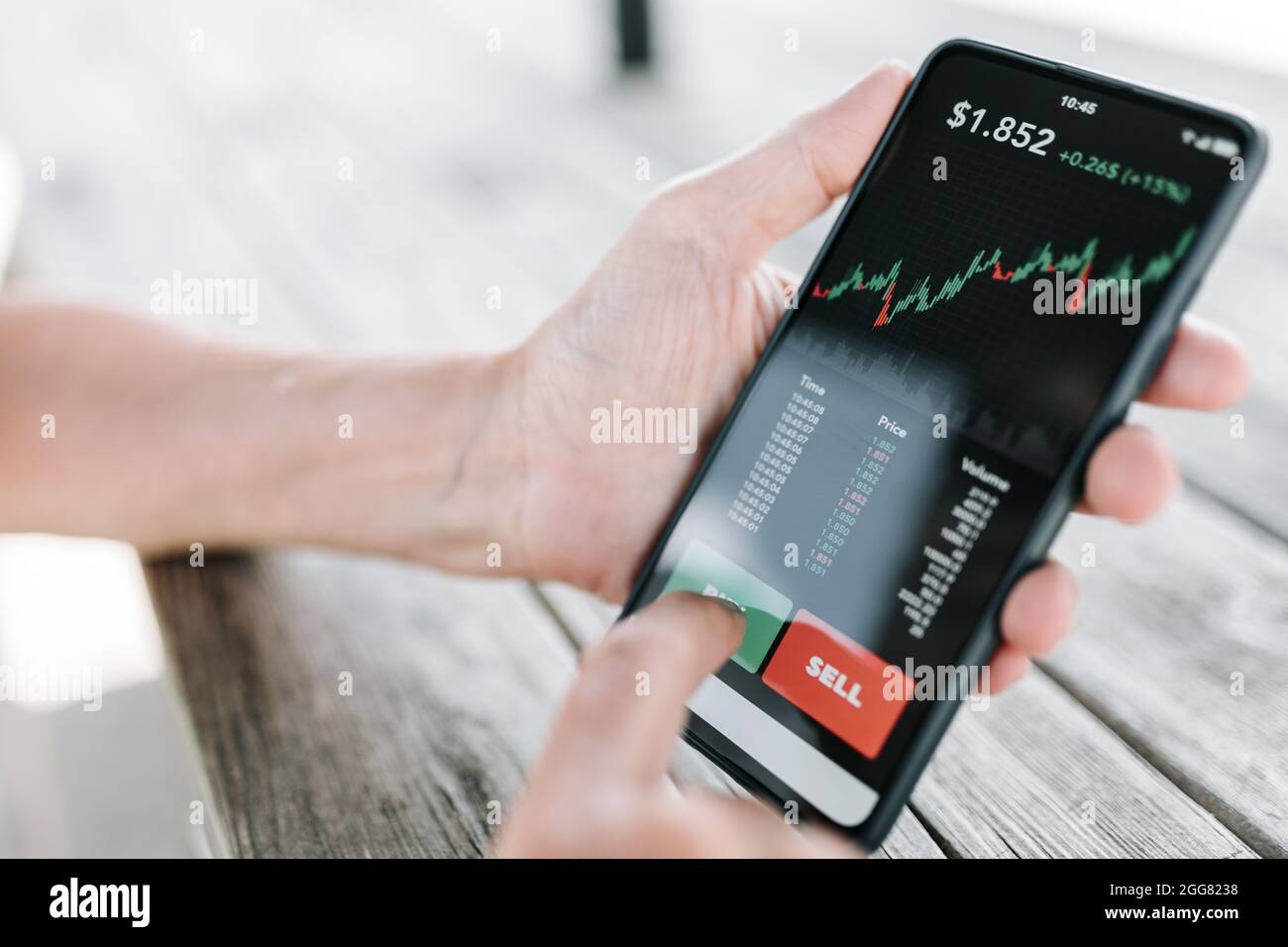 Person using app hi-res stock photography and images - Alamy