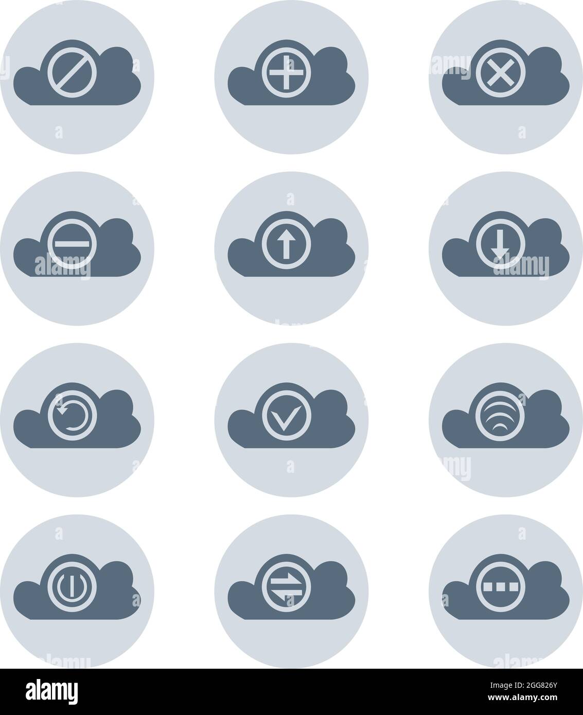 Internet icon set, illustration, on a white background Stock Vector ...