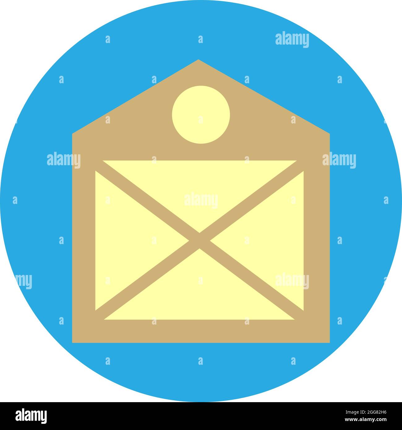 Cow barn, illustration, on a white background Stock Vector Image & Art ...