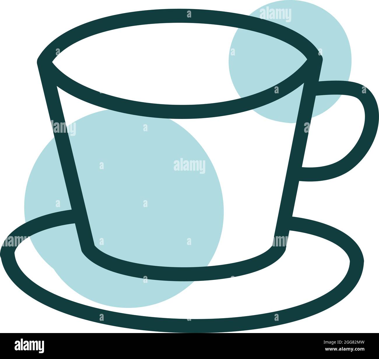 Small cup, illustration, on a white background Stock Vector Image & Art ...