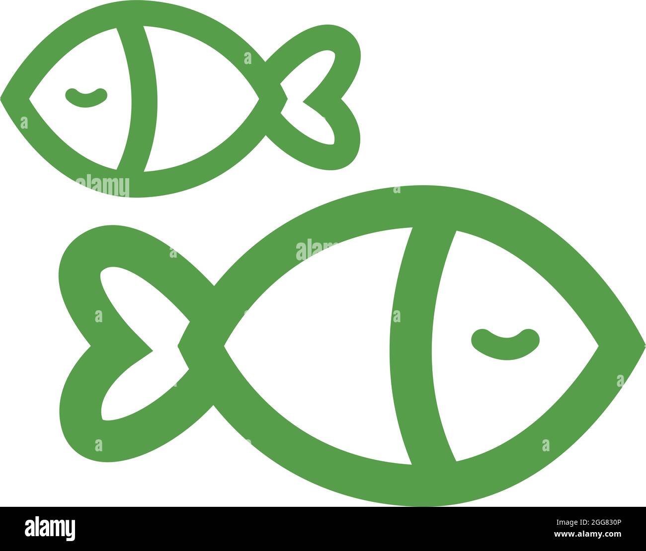 On green background two Stock Vector Images - Alamy