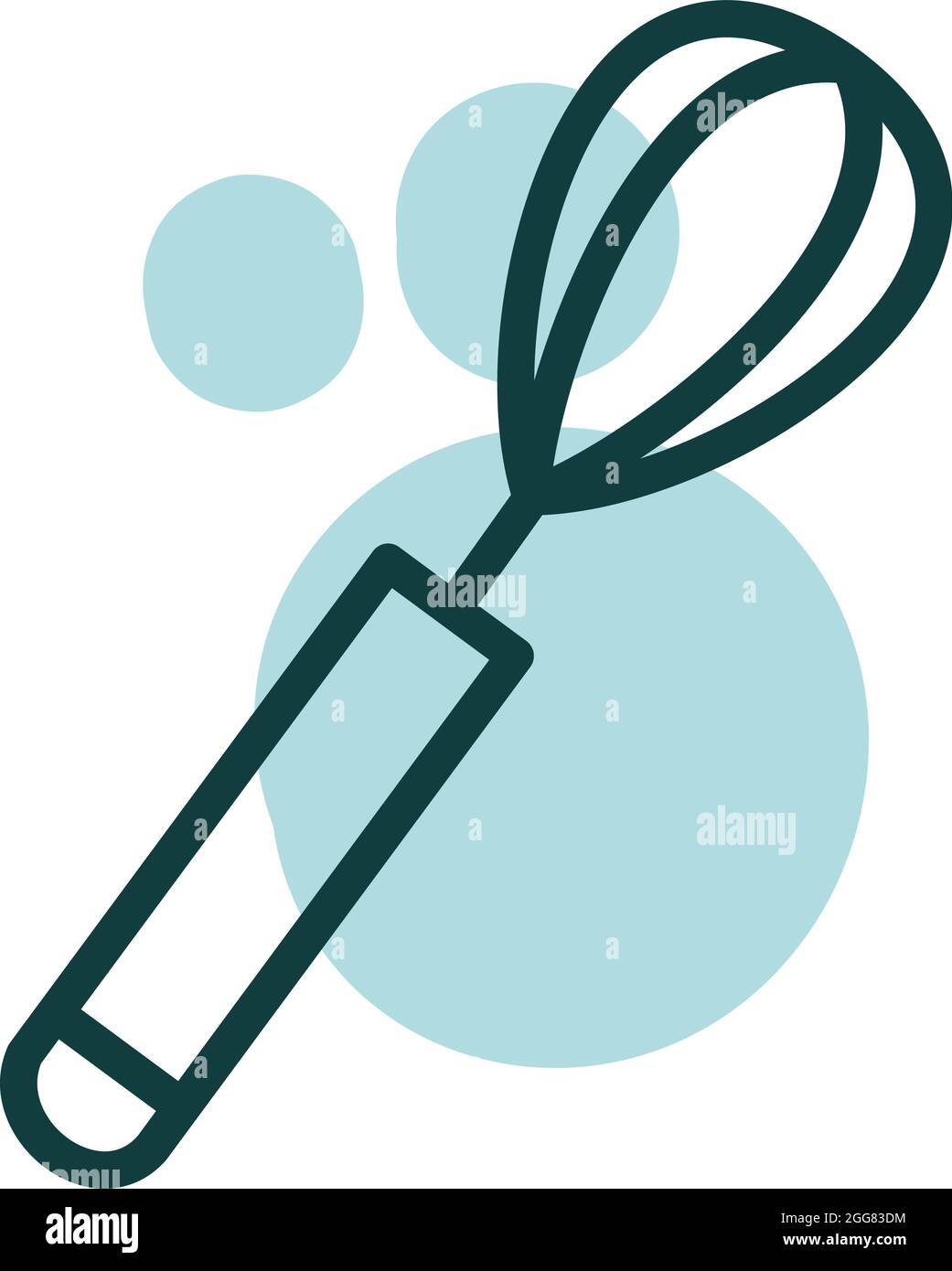 Hand mixer, illustration, on a white background Stock Vector Image ...