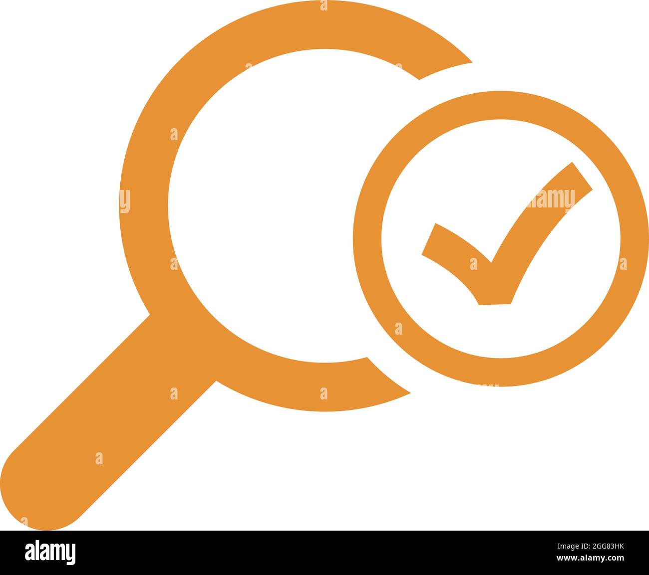 Black search package icon isolated Cut Out Stock Images & Pictures - Alamy
